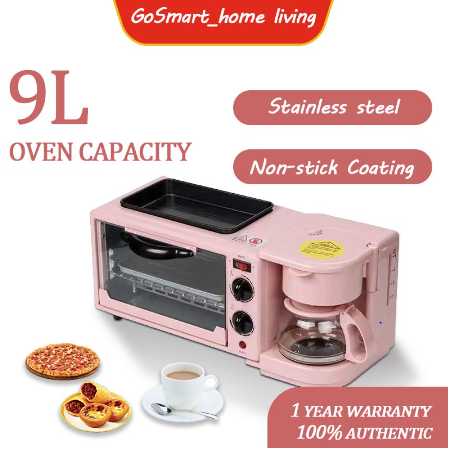 3-IN-1 Oven Coffee Maker 3 in 1 breakfast maker Coffee Machine Toaster ...