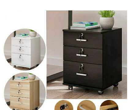 3 Tier 3 Locker office File Cabinet Lock Drawer File Storages Locker