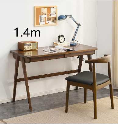 Nordic solid wood Study table Simple Modern Japanese Muji style desk