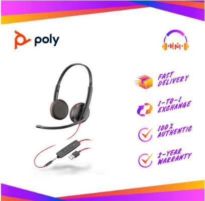 Poly Plantronics Blackwire C3225 Headset *ORIGINAL*
