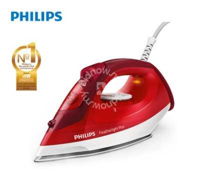 Philips Steam Iron with Non-Stick Soleplate GC1424 | GC1424/40 - RED