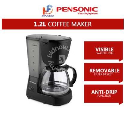 Pensonic Coffee Maker (1.2 L) PCM-1902 - Black