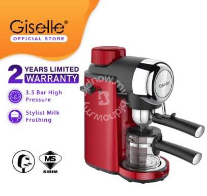 Giselle Espresso Coffee Milk Bubble Maker Machine (800W) KEA0330RD
