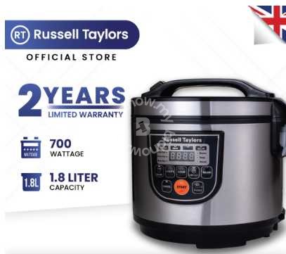 Russell Taylors Fuzzy Logic Smart Rice Cooker Steam Rack Included (1.8L ...