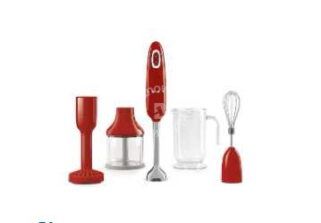 Smeg HBF-02RD 50s Retro Style Hand Blender - Red