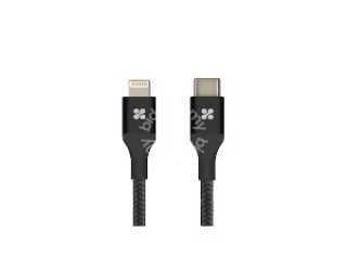 Promate UNILINK-LTC USB Type-C OTG Cable with Lightning Connector - Black