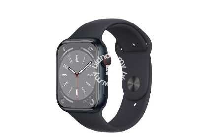 Apple Watch Series 8 Midnight Aluminium Case with Midnight Sport Band ...